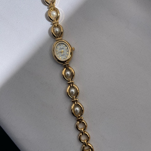 pearl watch | Other | Pearl Gold Watch | Poshmark